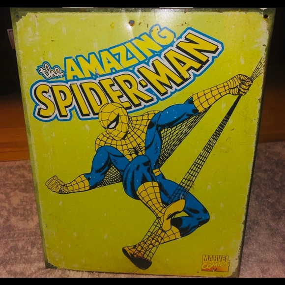 Wall Decor | Spiderman Tin Poster | Poshmark